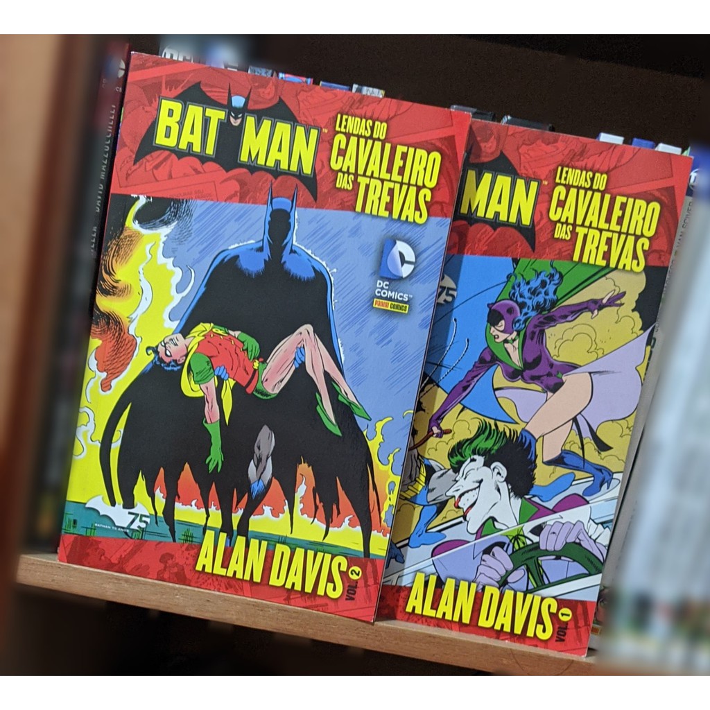 Batman Lendas do Cavaleiro das Trevas: Alan Davis Vol 1 e 2 | Shopee Brasil