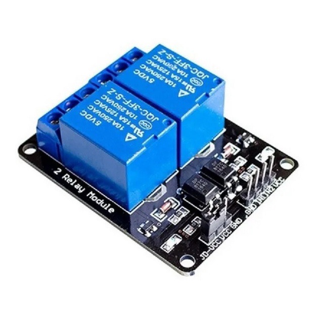 Kit 2 Modulo Rele Rele 2 Canais 5v Arduino | Shopee Brasil