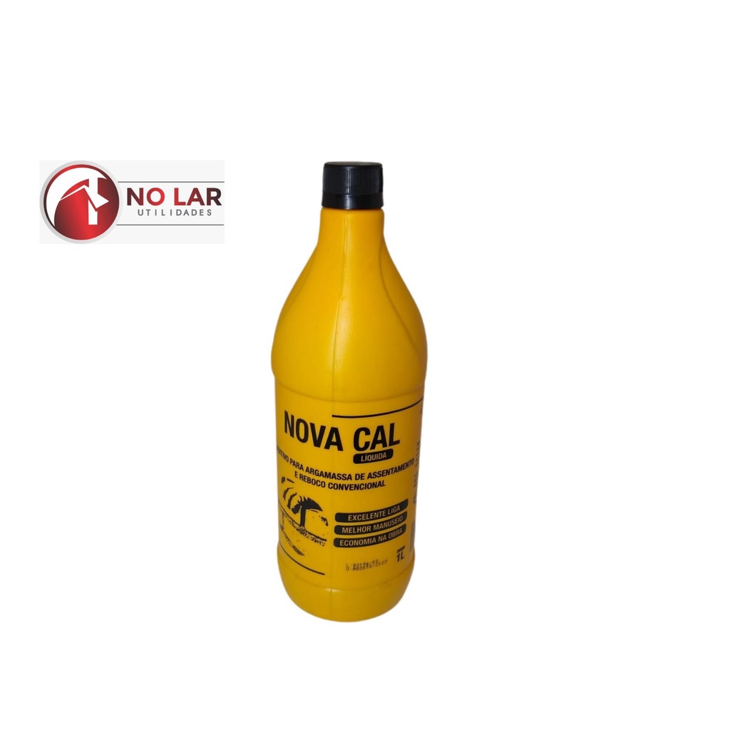 Aditivo Nova Cal Liquida 1 Litro - 2 unidades para assentamento e ...