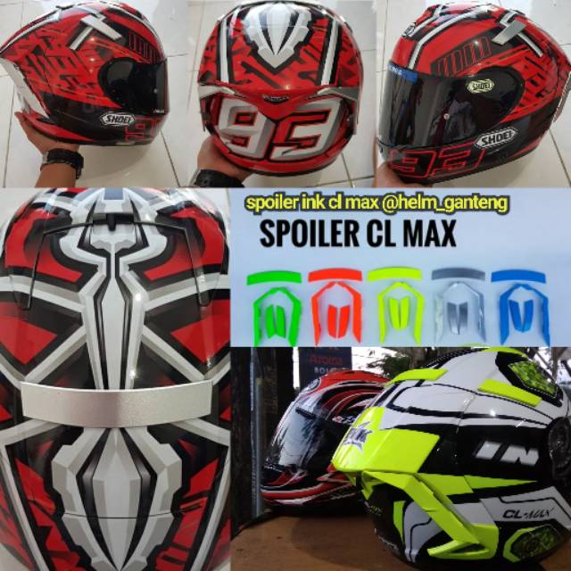 Tinta Spoiler cl max ala shoei x 14 | Shopee Brasil