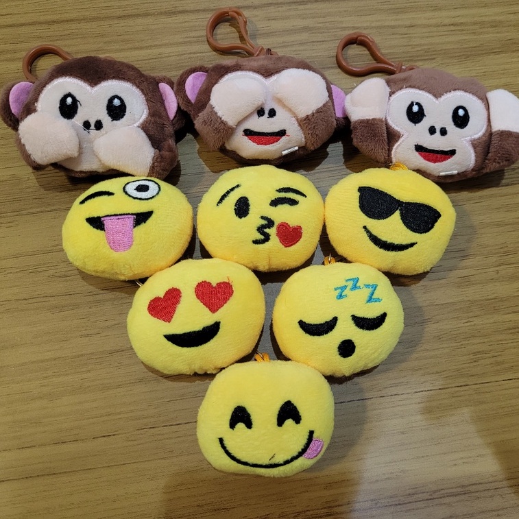 Chaveiro emoji pelucia | Shopee Brasil