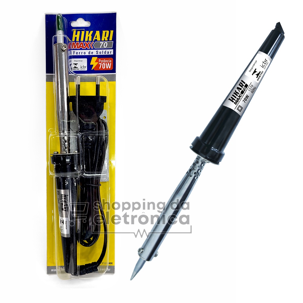Ferro de Soldar 70W 127V 21K044 Hikari MAX 70 | Shopee Brasil