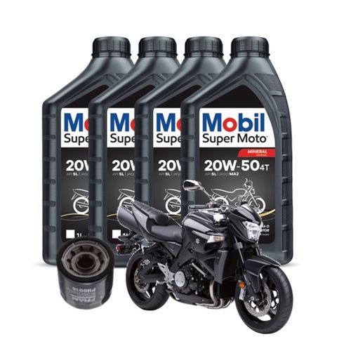 Kit Troca de 4 Oleo + Filtro Fram PH6018 Suzuki Gsx 1300 B-king Mobil 20w50 | Shopee Brasil