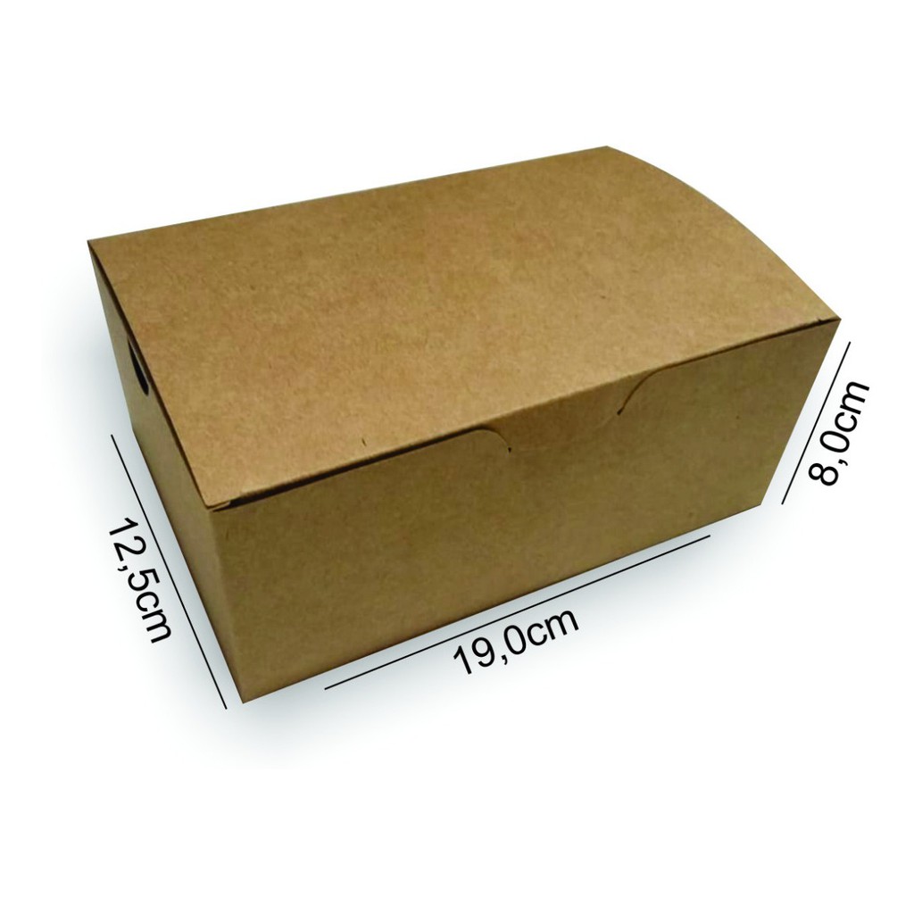 Caixa Box Combo Ideal Para Lanche+batata Ou Porções 100unidades ...