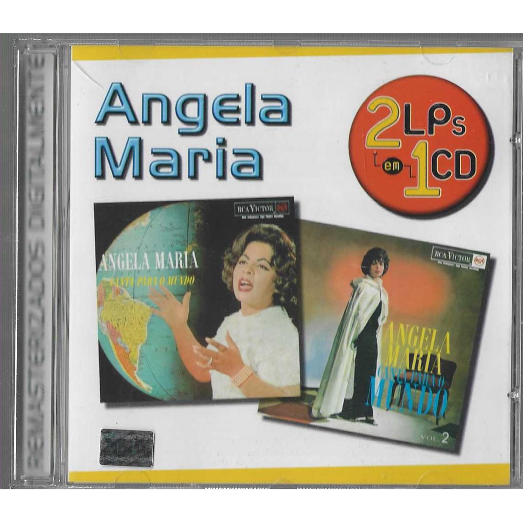 CD ANGELA MARIA - CANTA PARA MUNDO VOLUME 1 E 2 - RARO | Shopee Brasil