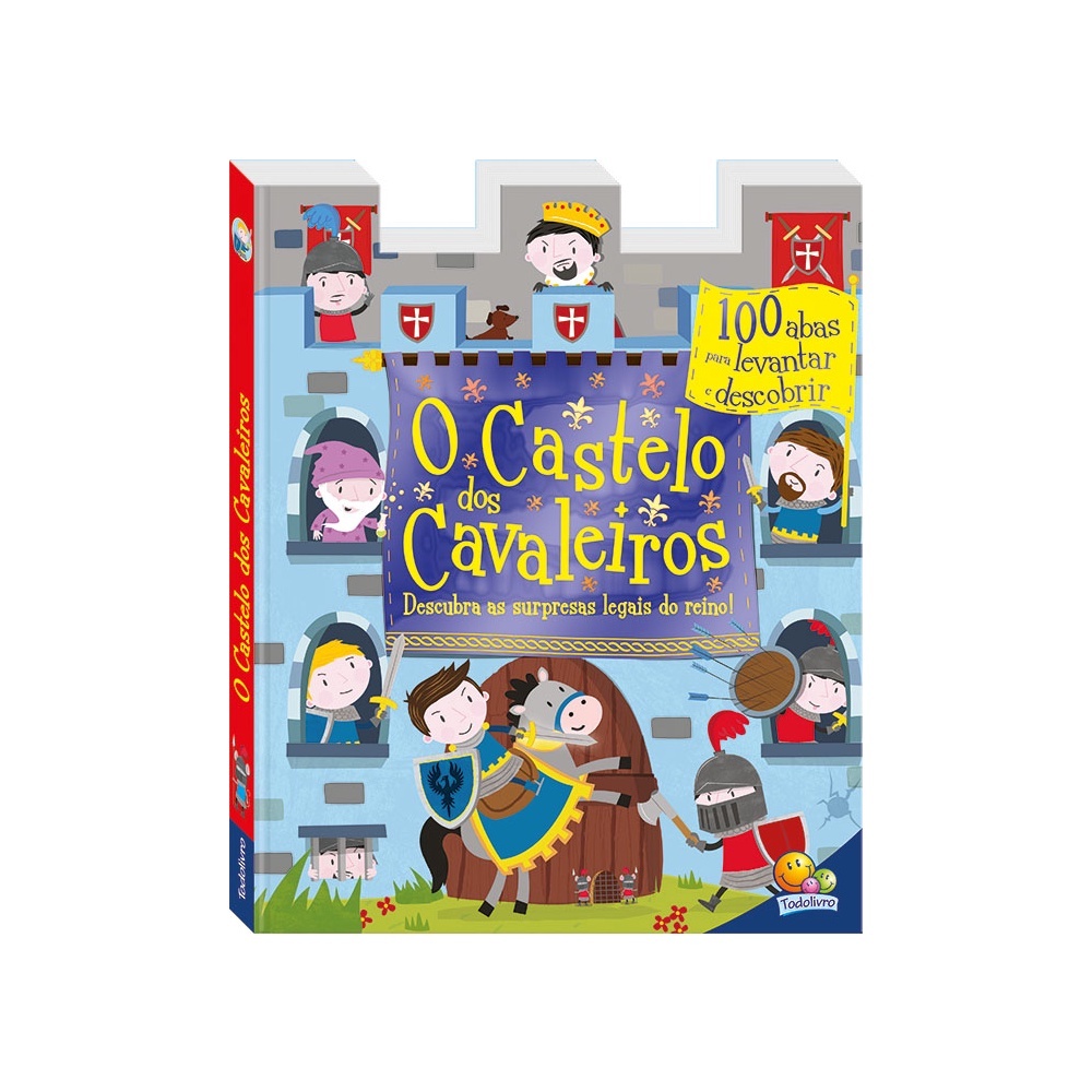 Livro Procure e Espie O Castelo dos Cavaleiros com 100 abas para ...
