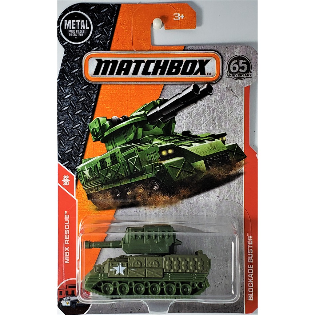 TANQUE DE GUERRA - MATCHBOX - BLOCKADE BUSTER | Shopee Brasil