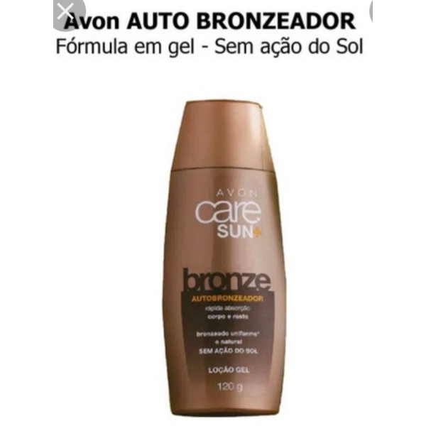 autobronzeador avon care sun+ bronze loção gel corpo e rosto 120 g ...