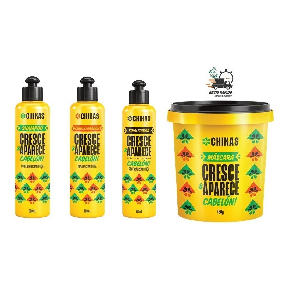 Kit Cresce & Aparece Estimula o crescimento Saudável Shampoo ...
