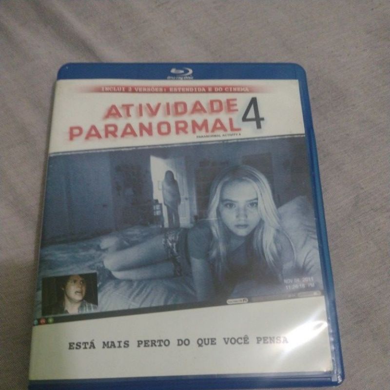 Blu Ray atividade paranormal 4 original | Shopee Brasil
