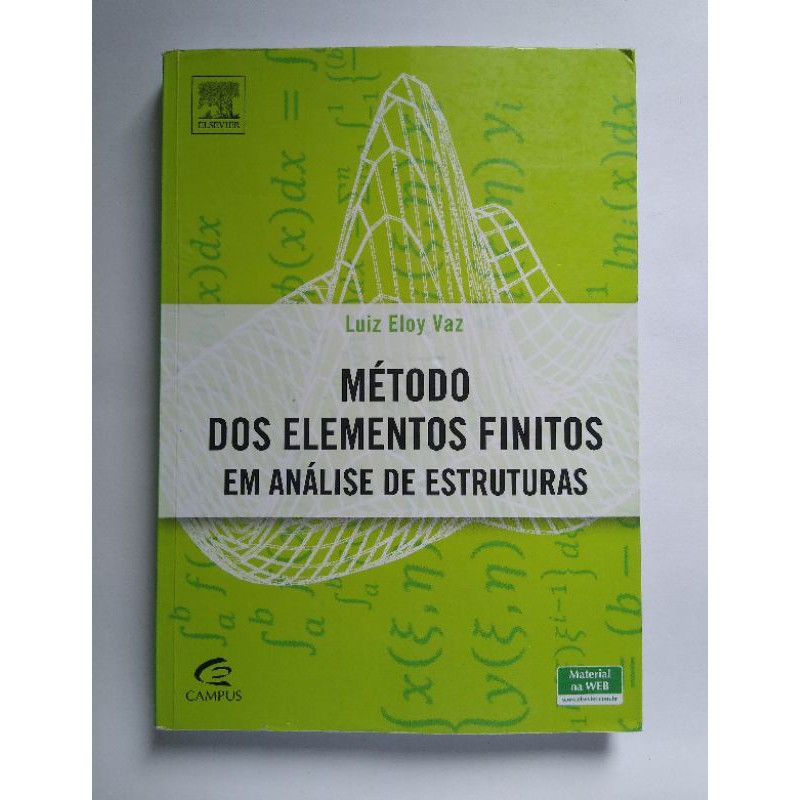 Livro Método dos Elementos Finitos - Em Análise de Estruturas - Luiz ...