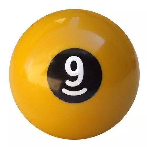 Bola Avulsa 54 mm Numerada Número 9 Sinuca Bilhar Snooker Nova | Shopee ...