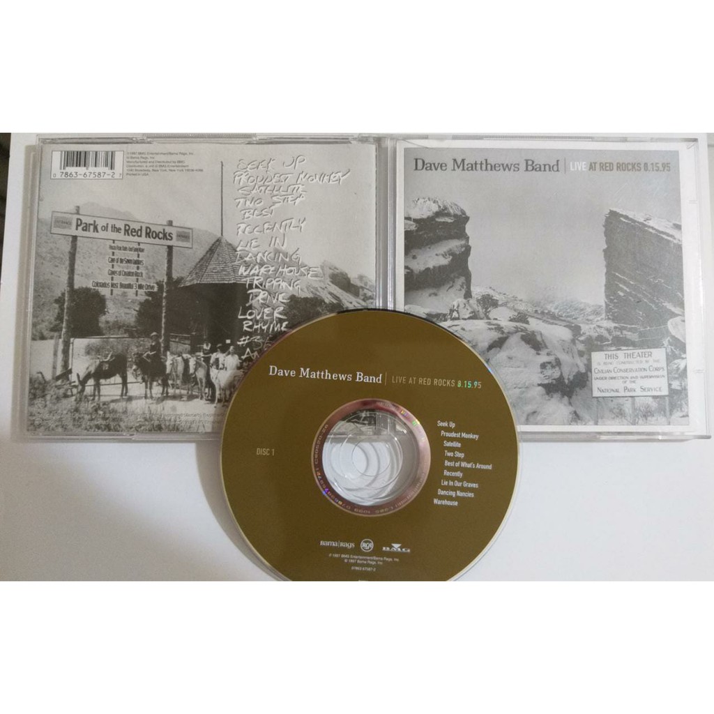 CD DAVE MATTHEWS BAND LIVE AT RED ROCKS | Shopee Brasil