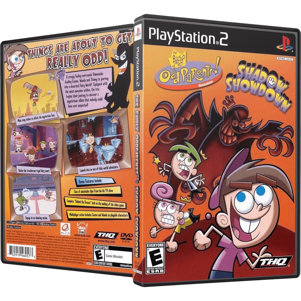 Fairly OddParents! Shadow Showdown, The (USA) para ps2 | Shopee Brasil
