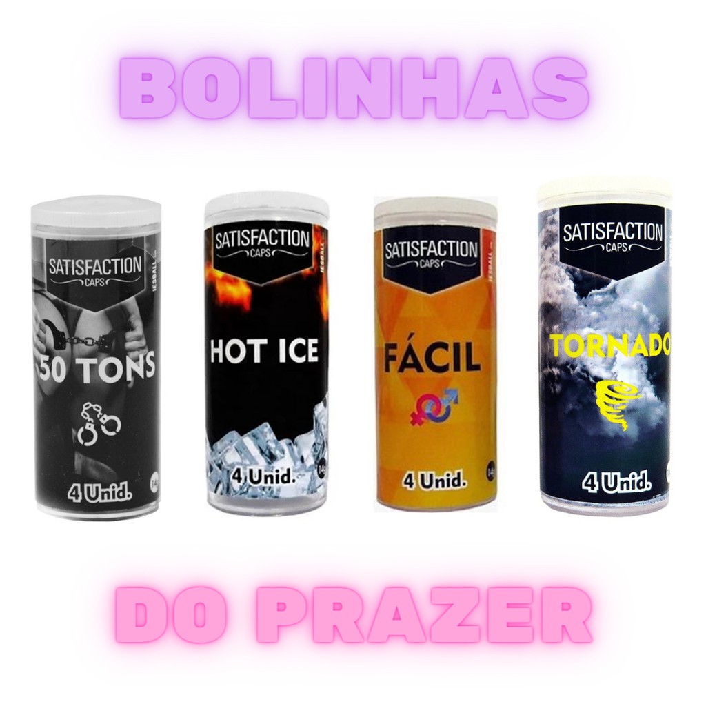 Kit 4 unidades Bolinhas Explosivas Funcionais - Satisfaction | Shopee ...