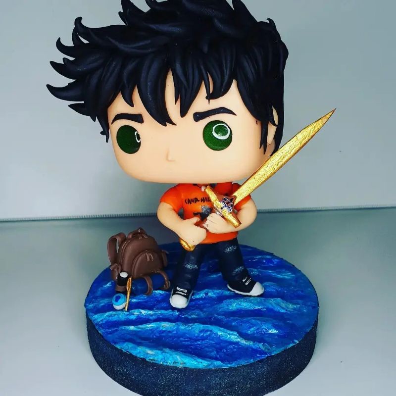 Funko Pop Boneco Personalizado Percy Jackson Action Figure Livro Os ...