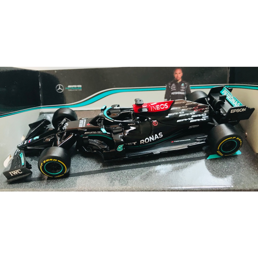 Miniatura Mercedes-AMG F1 W12 - Lewis Hamilton - 2021 - Fórmula 1 - 1:43 - Faz a Boa!
