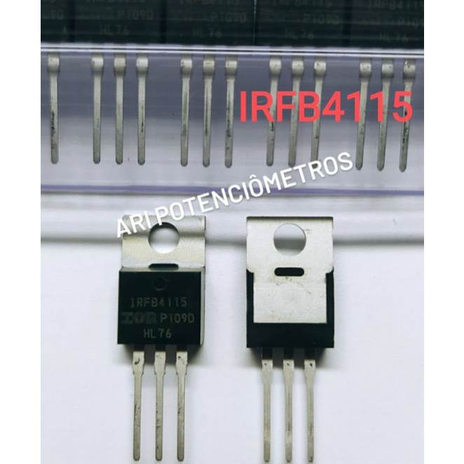 IRFB4115 transistor mosfet Original IR / INFINEON IRFB 4115 | Shopee Brasil