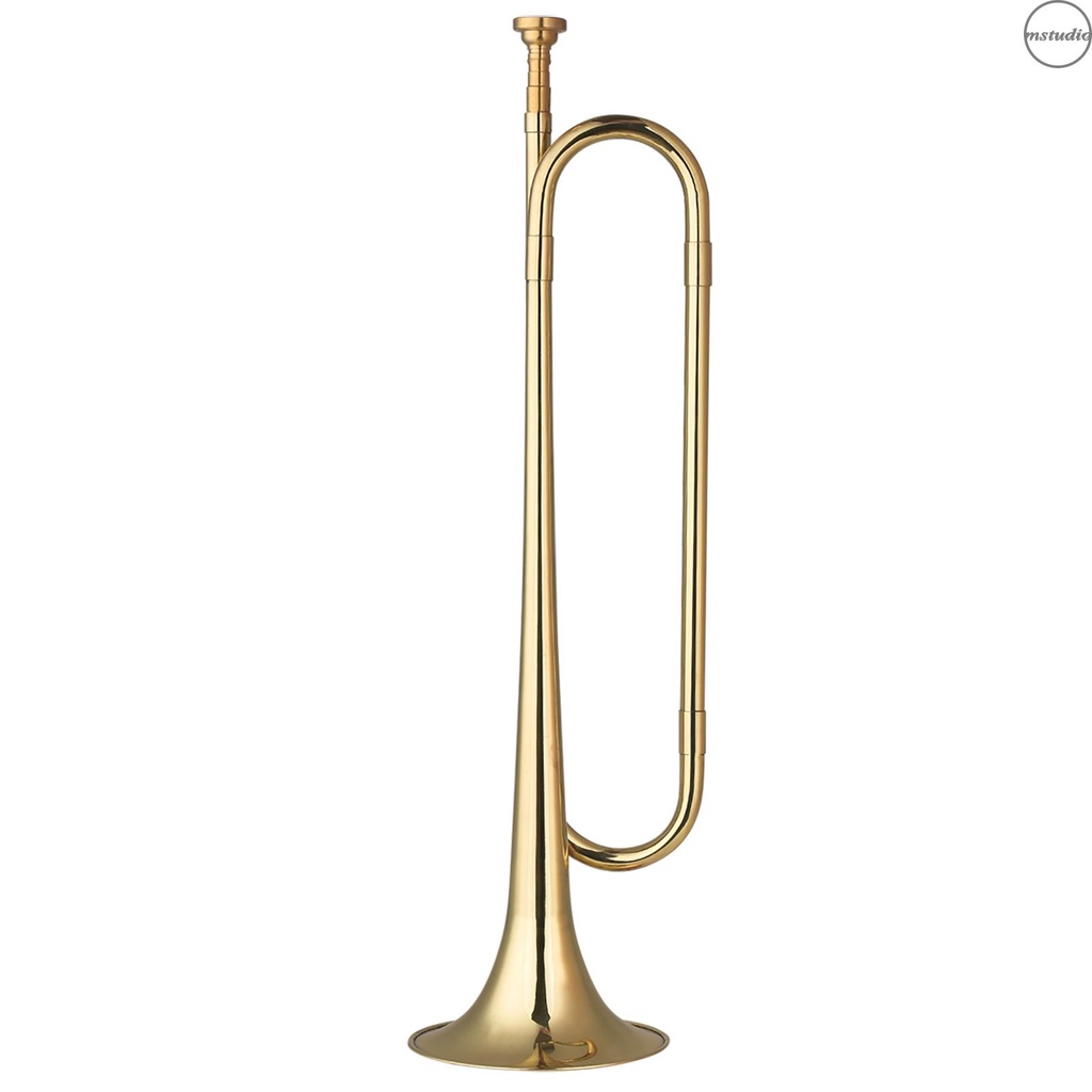 Chifre De Persegudo A Ouro Chapeado De Latão C / Bocal Para Iniciantes ...