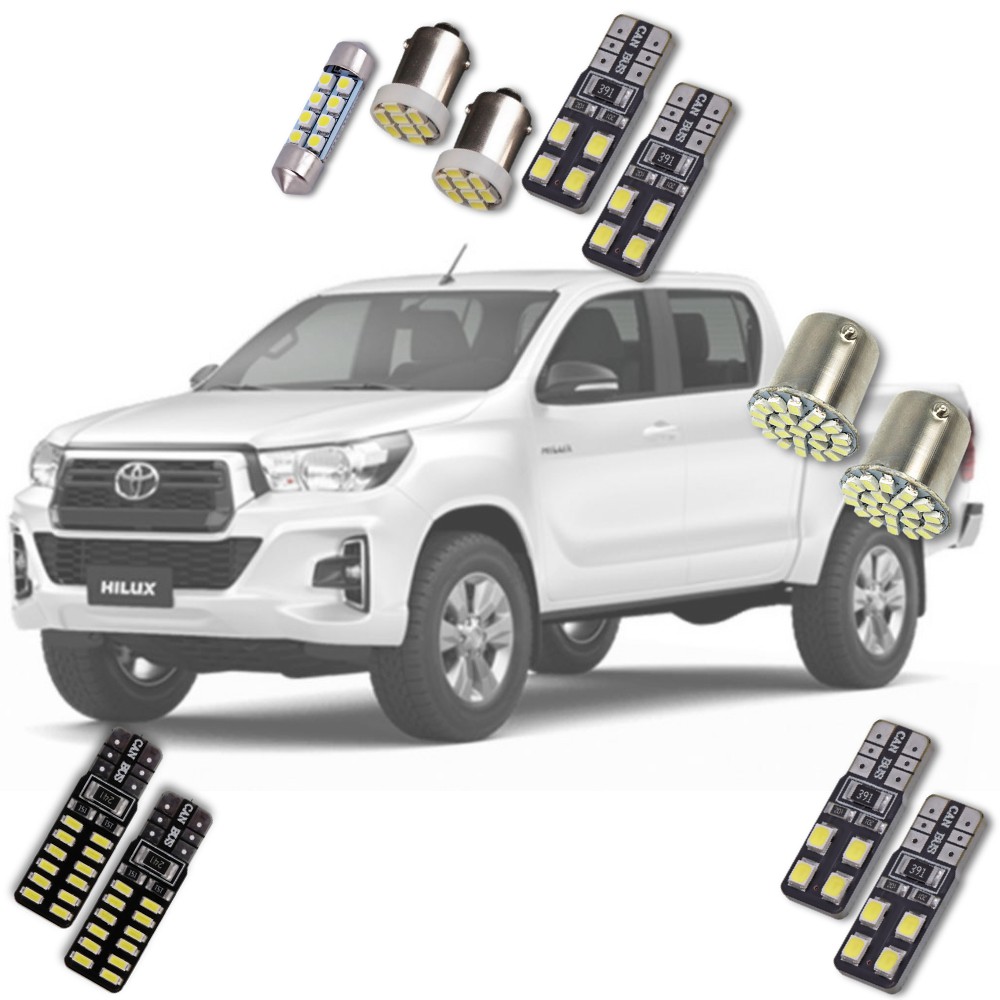 Kit Led Automotivo Toyota Hilux 2004 a 2015 Qualidade Top | Shopee Brasil