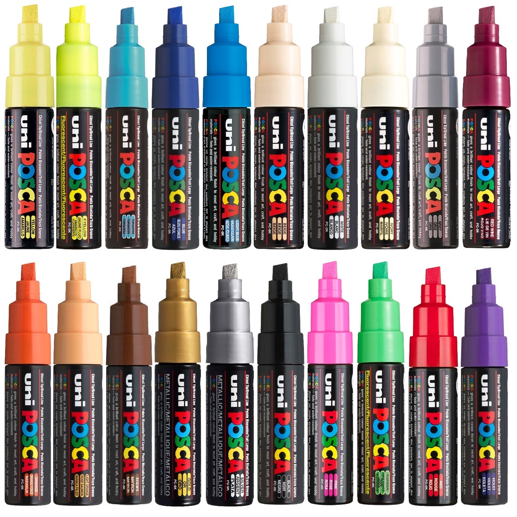 Caneta Marcador Posca PC-8K Uni-ball Unidade a Escolha | Shopee Brasil Caneta Marcador Posca PC-8K Uni-ball Unidade a Escolha | Shopee Brasil