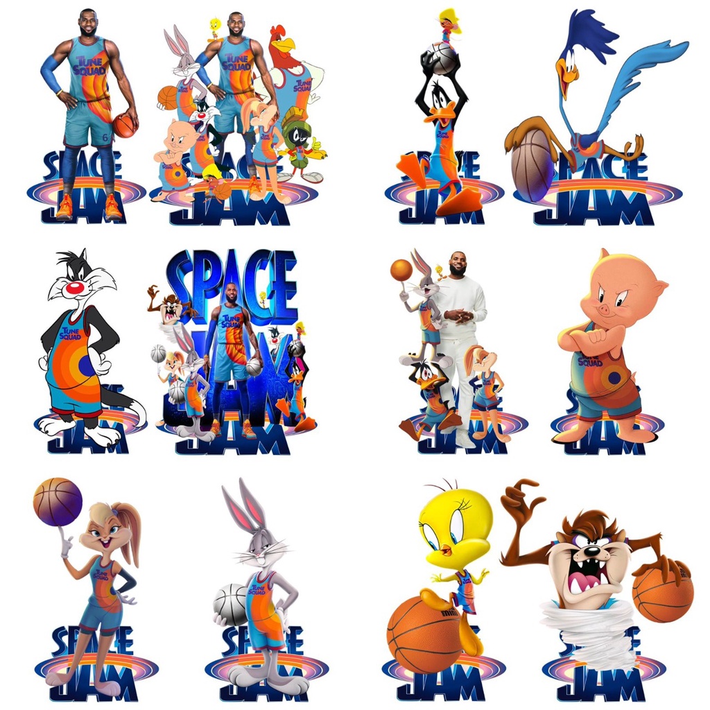 Space Jam - 10 Displays de Festa 30cm Totens | Shopee Brasil