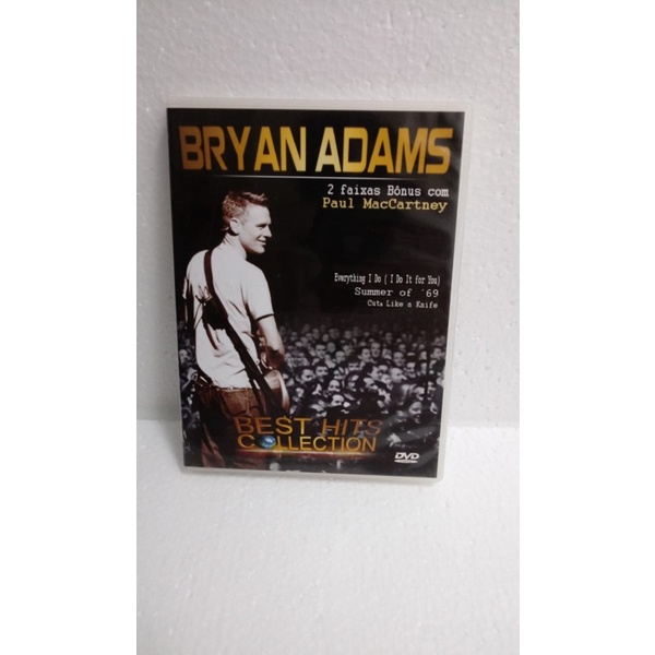dvd bryan adams - best hits collection | Shopee Brasil