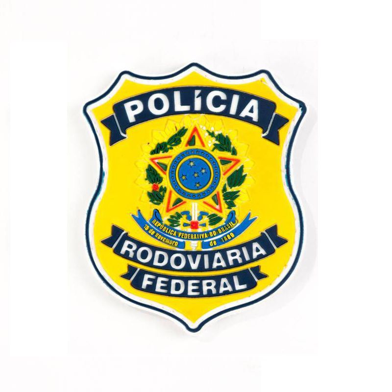 Emborrachado Brasão PRF Colorido | Shopee Brasil