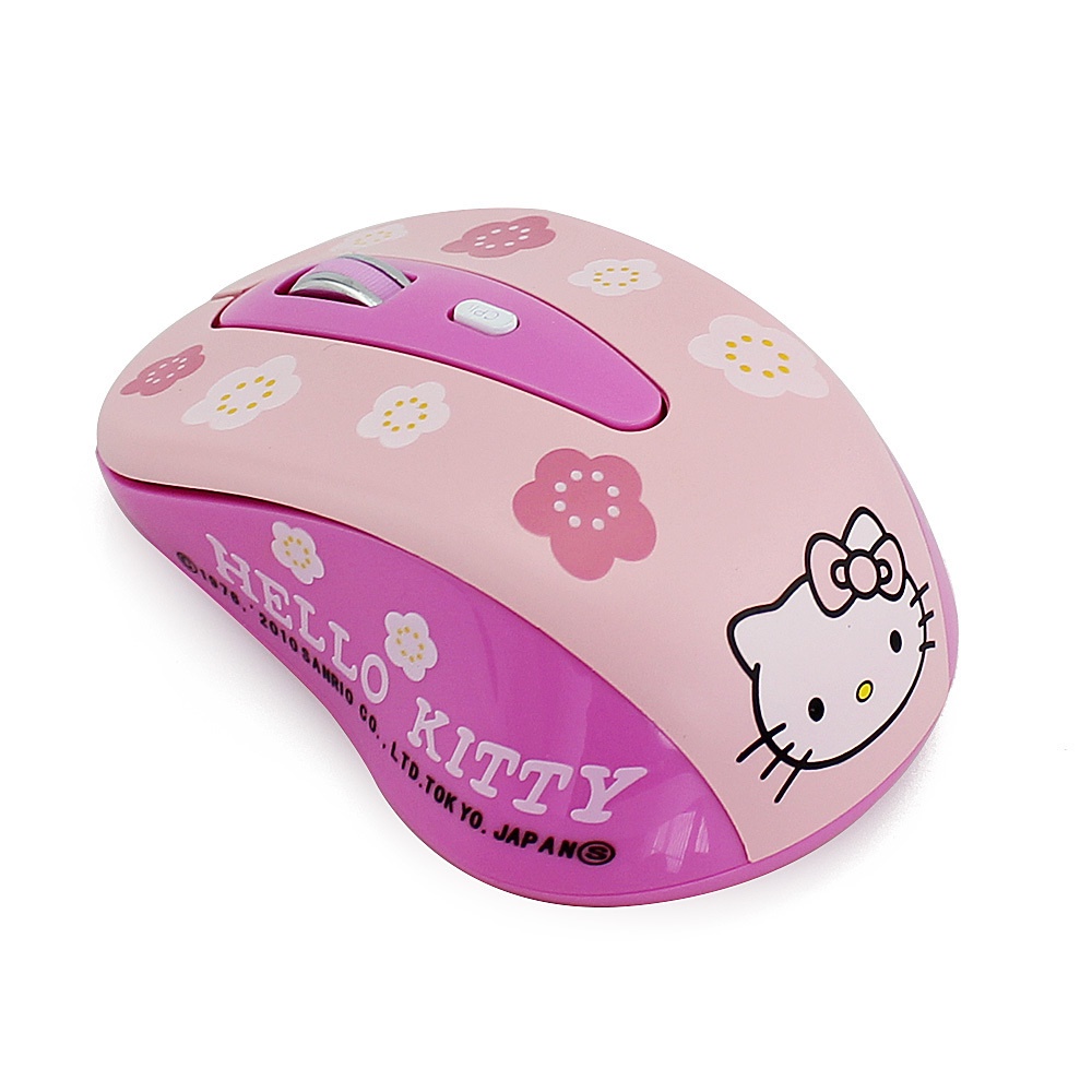 Mini 2.4G Hz Hello kitty mouse Mini-USB óptica mouse Wireless Hello ...