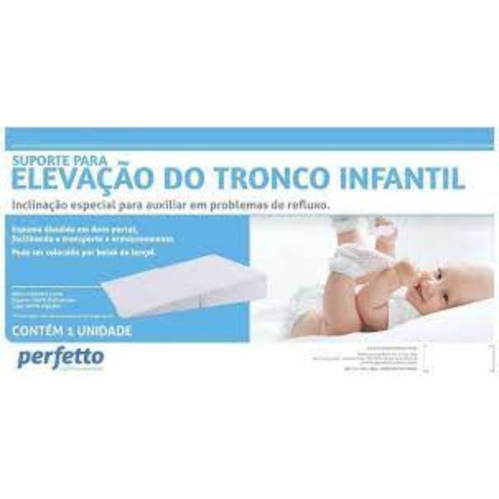 Almofada Anti Refluxo Elevação Tronco Infantil Perfetto | Shopee Brasil