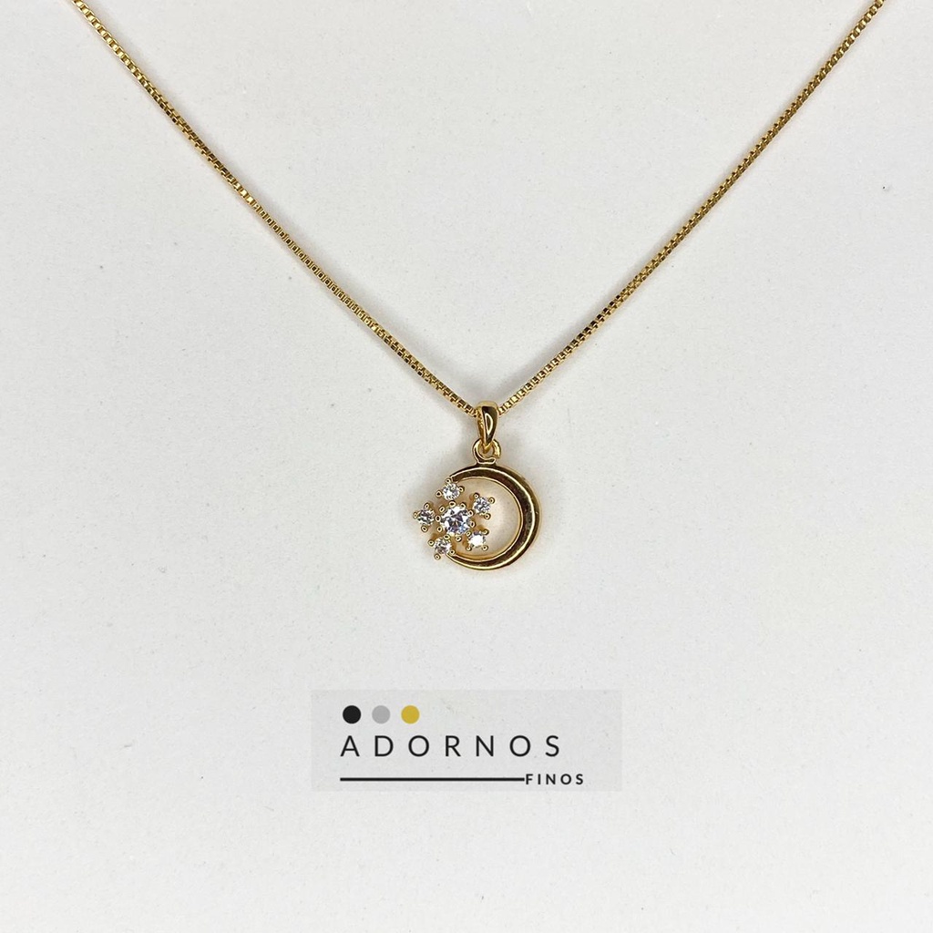 Colar Estrelas e a Lua | Shopee Brasil