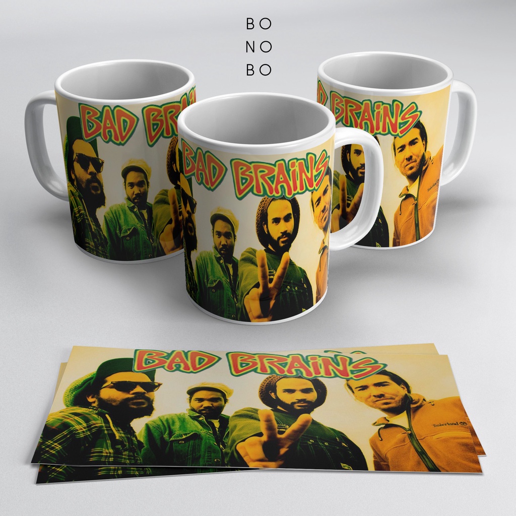 Caneca Bad Brains Reggae Rock Roots Banda Bandas de Musica ...