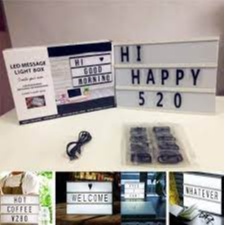 led Message light box | Shopee Brasil