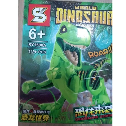 Jurassic World Dinosaur Lego Bloco de montar Dinossauro | Shopee Brasil