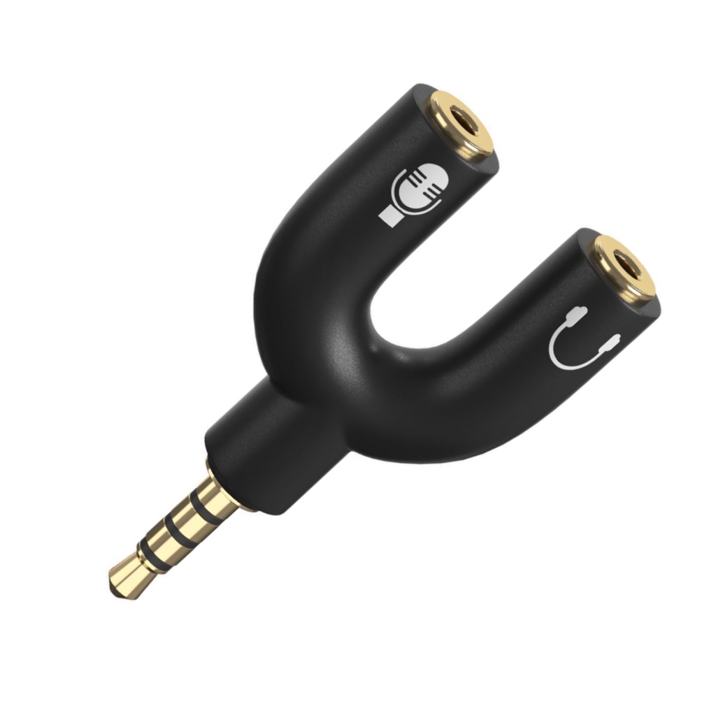 Adaptador P2 X P3 Splitter Headset Microfone Aux Áudio | Shopee Brasil