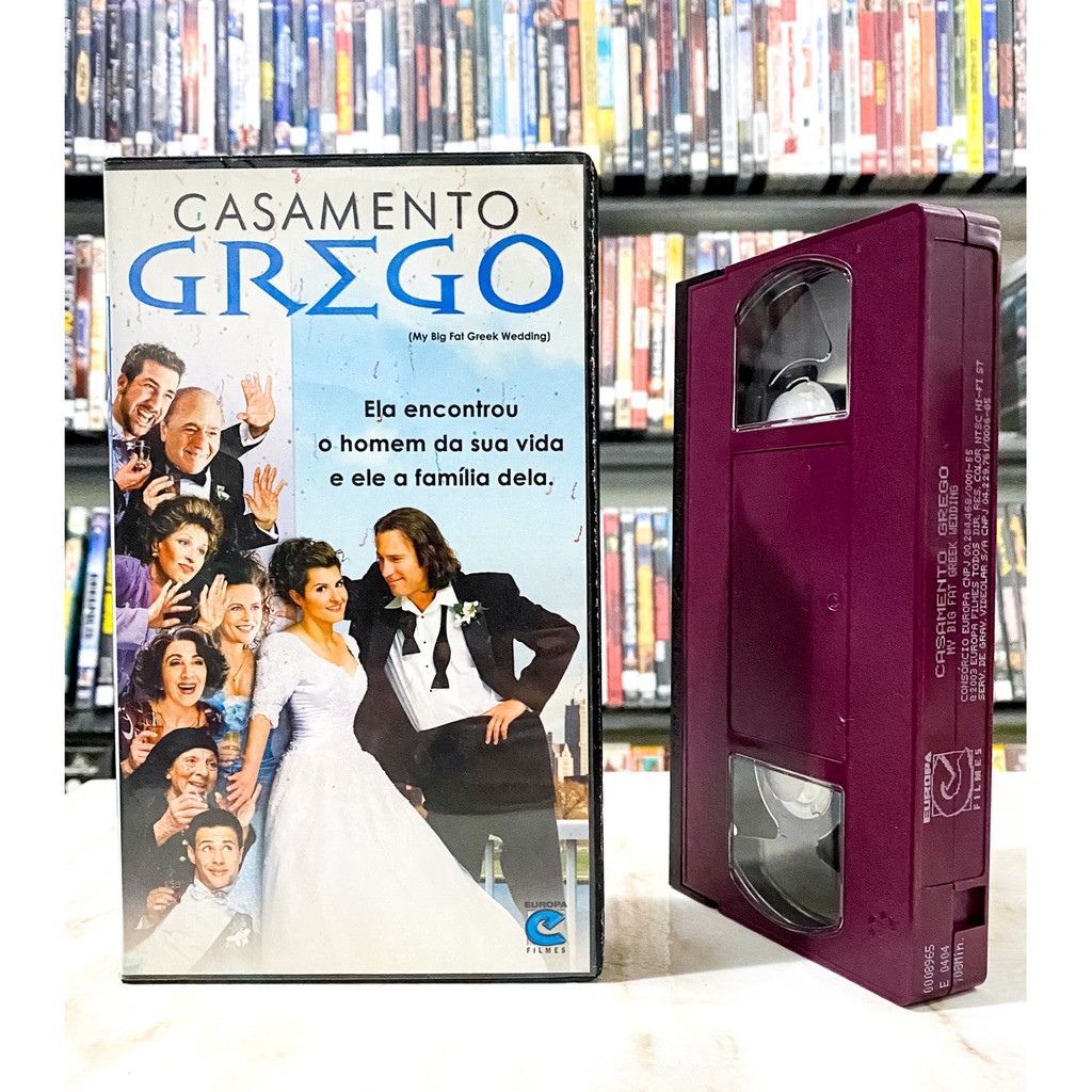 Vhs Casamento Grego Legendado Original Fita Filme Shopee Brasil