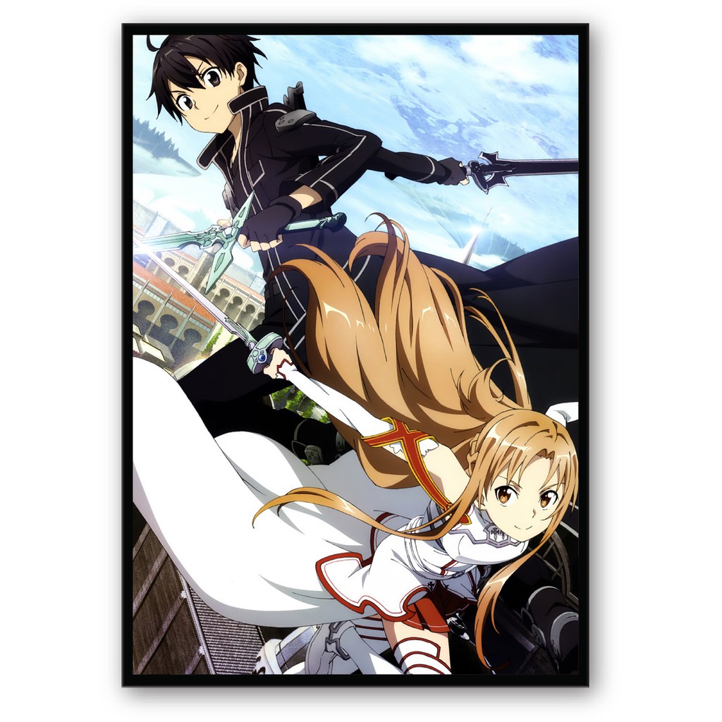 Poster Anime SWORD ART ONLINE, SAO (placa decorativa - MDF - 28X40cm ...