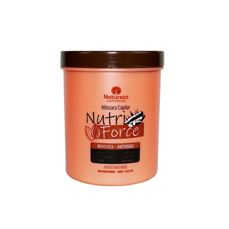 mascara hidratante De Mandioca Natureza Cosméticos Nutri Force 1kg ...