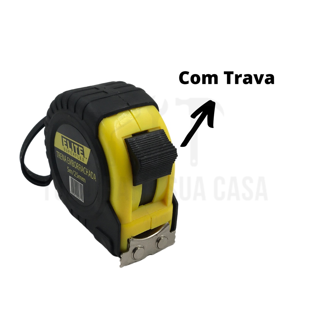 Trena de 5 metros Emborrachada Antiderrapante e com Trava | Shopee Brasil