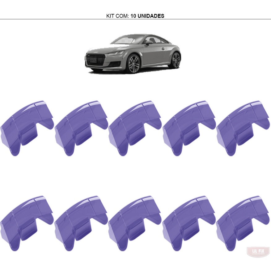 10 Grampos Deslizante Trilho do Banco Audi coupe 81 até 96 | Shopee Brasil