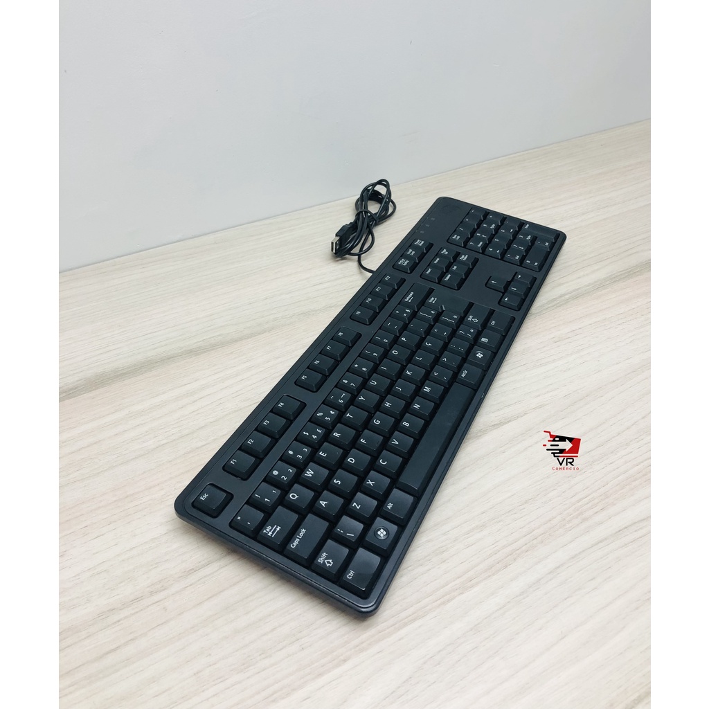 TECLADO DELL USB KB 212-B PRETO PARA COMPUTADOR | Shopee Brasil