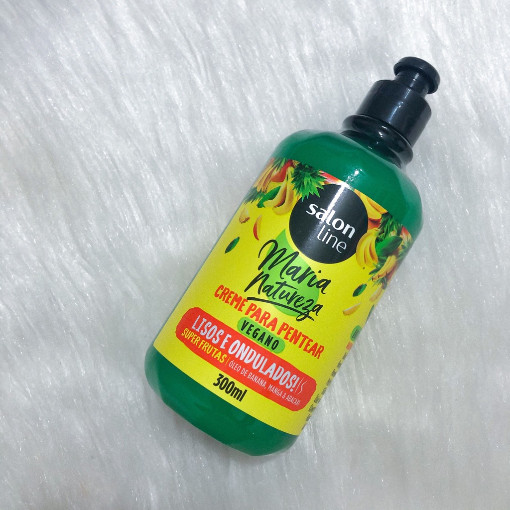 Creme Para Pentear Salon Line Maria Natureza Lisos E Ondulados 300ml ...
