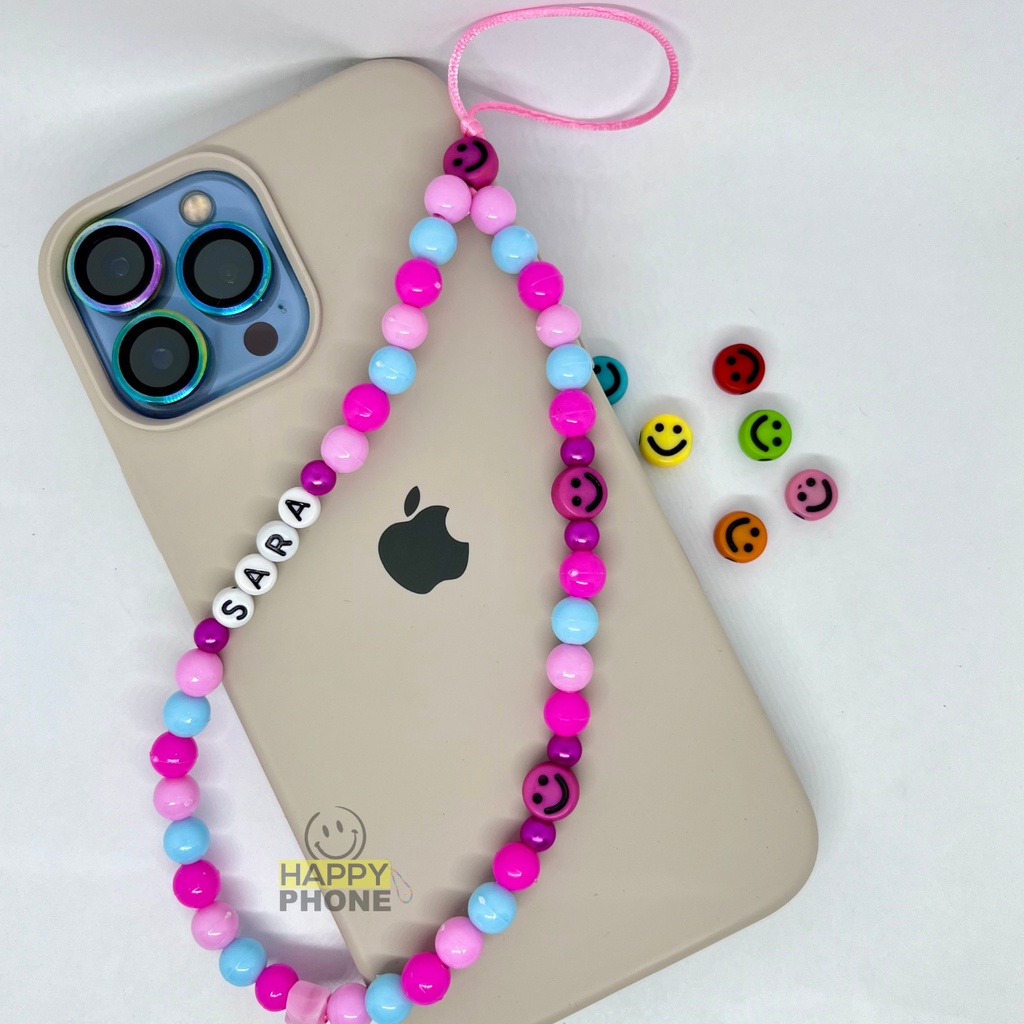 Phone Strap com nome Cordinha de celular Salva celular personalizado | Shopee Brasil