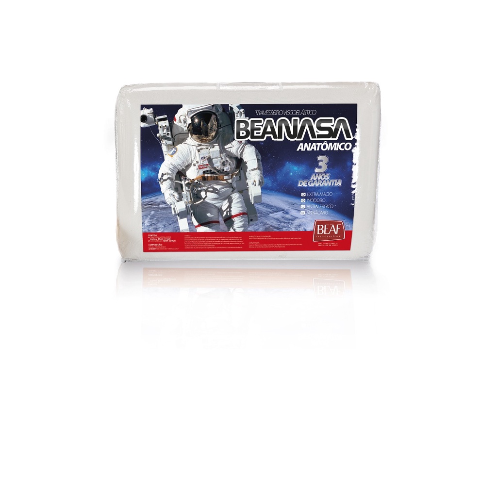 Travesseiro BEA Nasa Anatômico, OFERTA | Shopee Brasil