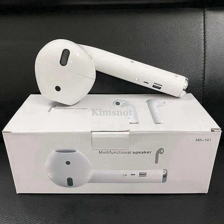 Fone De Ouvido Gigante Bluetooth Speaker Giant Oversized Airpod Falante ...