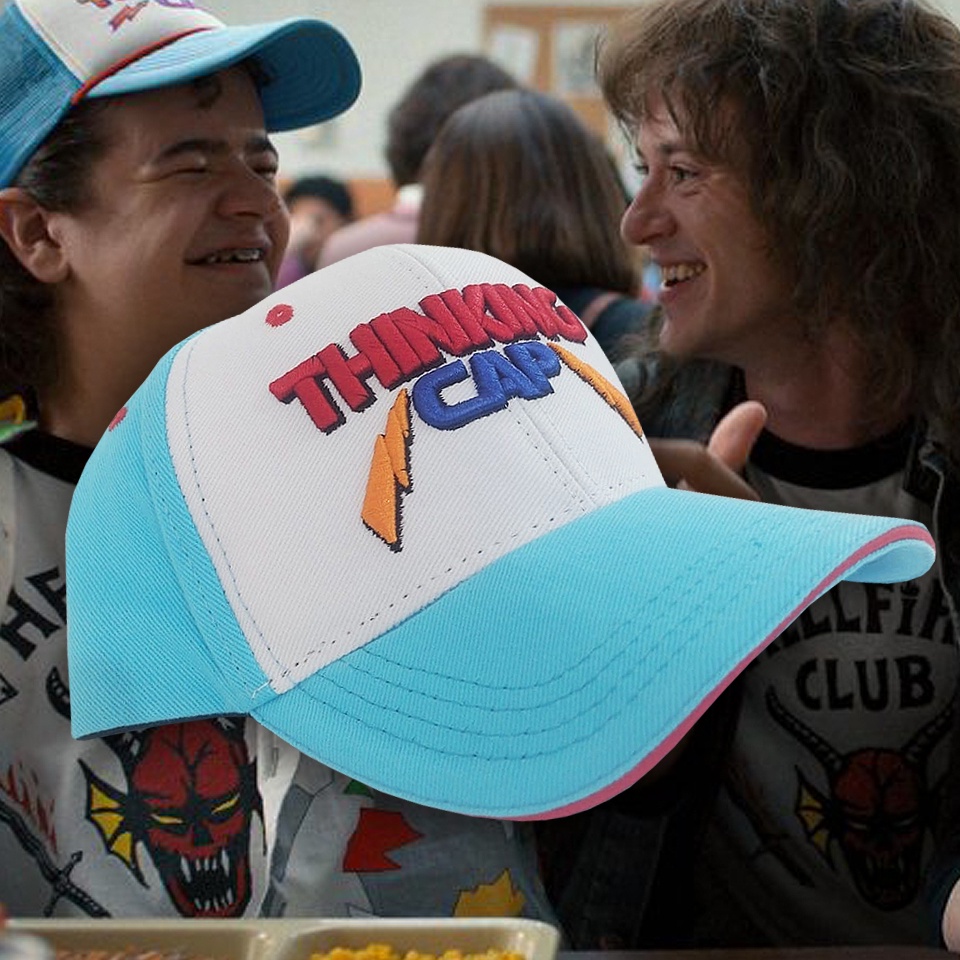 Boné Dustin Stranger Things Thinking Cap Bordado | Shopee Brasil