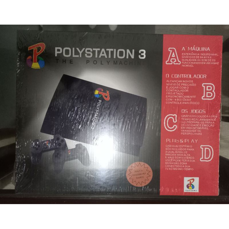 Polystation 3 Lacrado - Escorrega o Preço