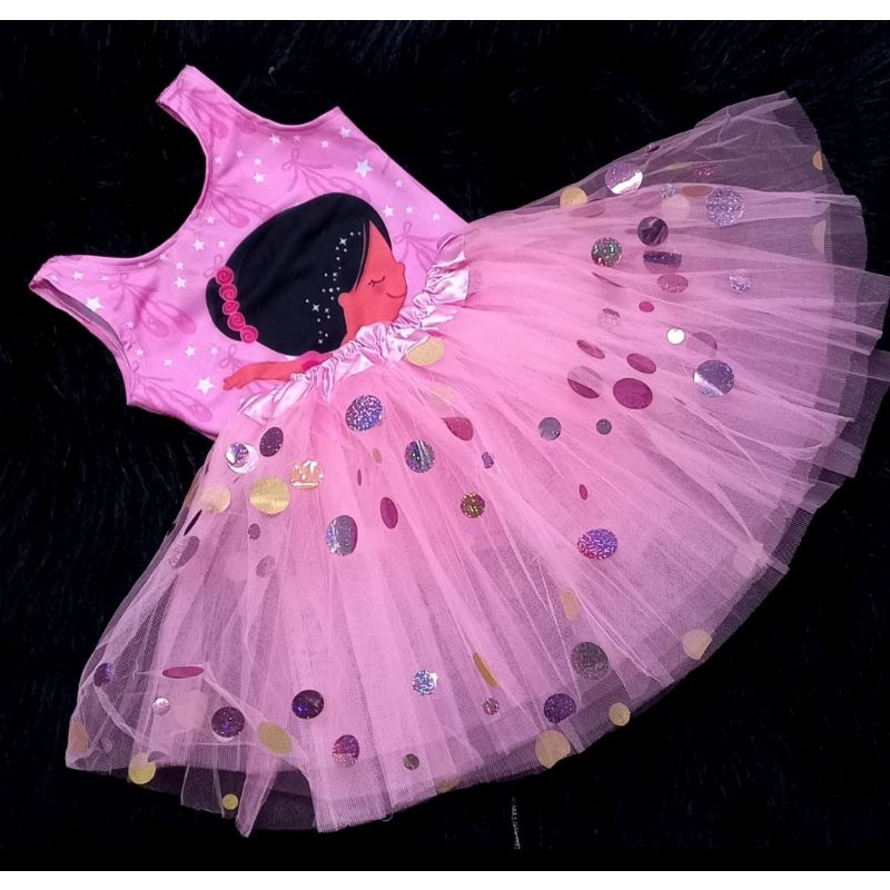 Fantasia infantil kit 2 pçs festa aniversário Carnaval bailarina balé ...
