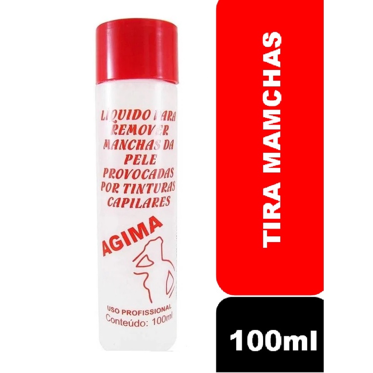Removedor/Tira Manchas de Tinturas Da Pele Agima 100ml | Shopee Brasil
