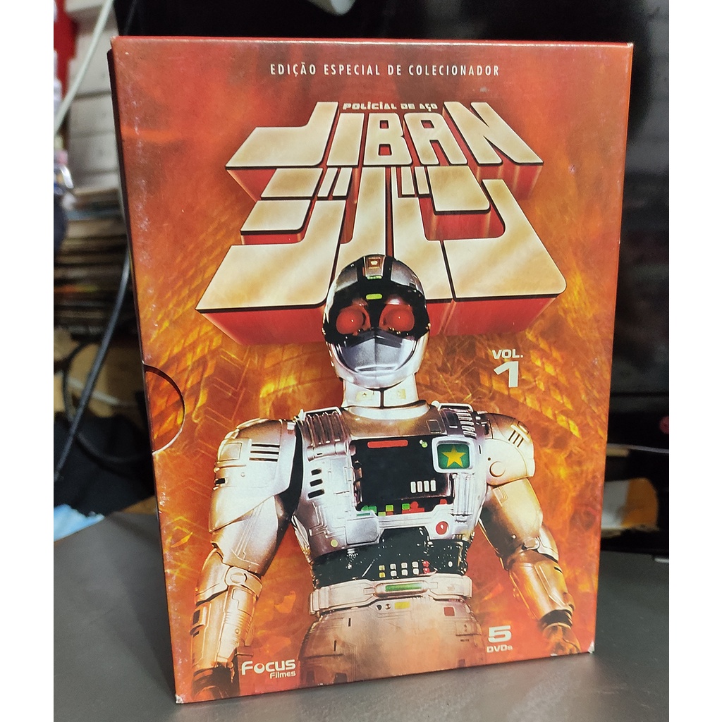 Box Dvd Jiban Volume 1 - Edição Especial De Colecionador - 5 Discos ...